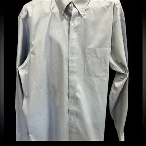 American Eagle By Payless | Shirts | Mens Eagle Brand No Iron Blue ...